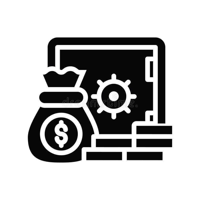 Savings Vector Solid Icon Style Illustration. EPS 10 File Stock Vector ...