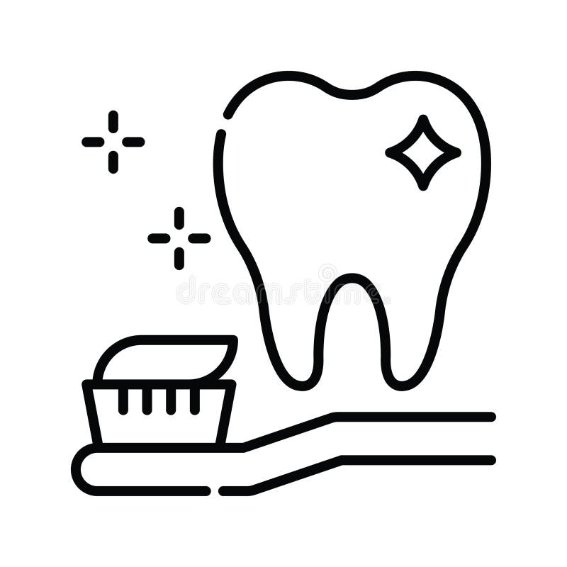 Personal Hygiene Vector Outline Icon Style Illustration. EPS 10 File ...