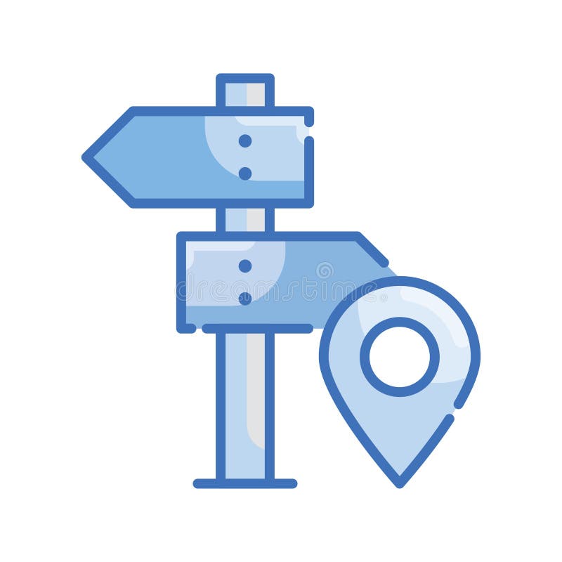 Destination Vector Solid Icon Design Illustration. Business and ...