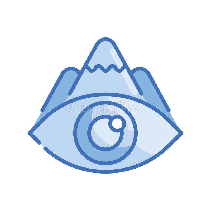 View Point Vector Blue Series Icon Style Illustration. Eps 10 File ...