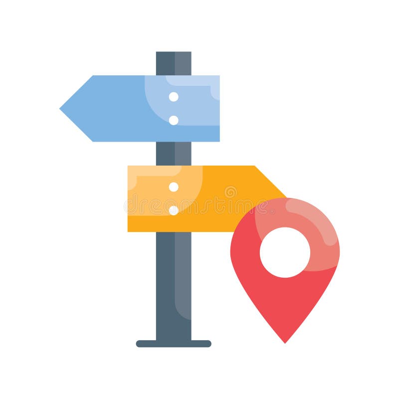 Destination Vector Flat Icon Style Illustration. Eps 10 File Stock ...