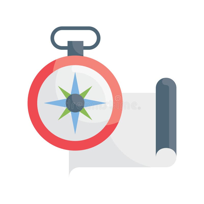 Compass Vector Flat Icon Style Illustration. Eps 10 File Stock Vector ...