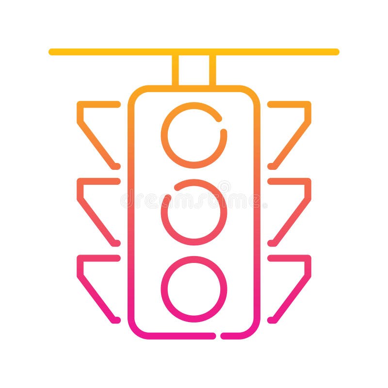 Traffic Light Vector Solid Icon Style Illustration. Eps 10 File Stock ...
