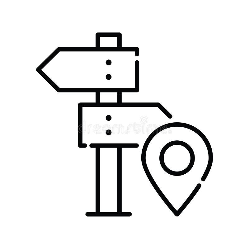 Destination Vector Gradient Icon Style Illustration. Eps 10 File Stock ...