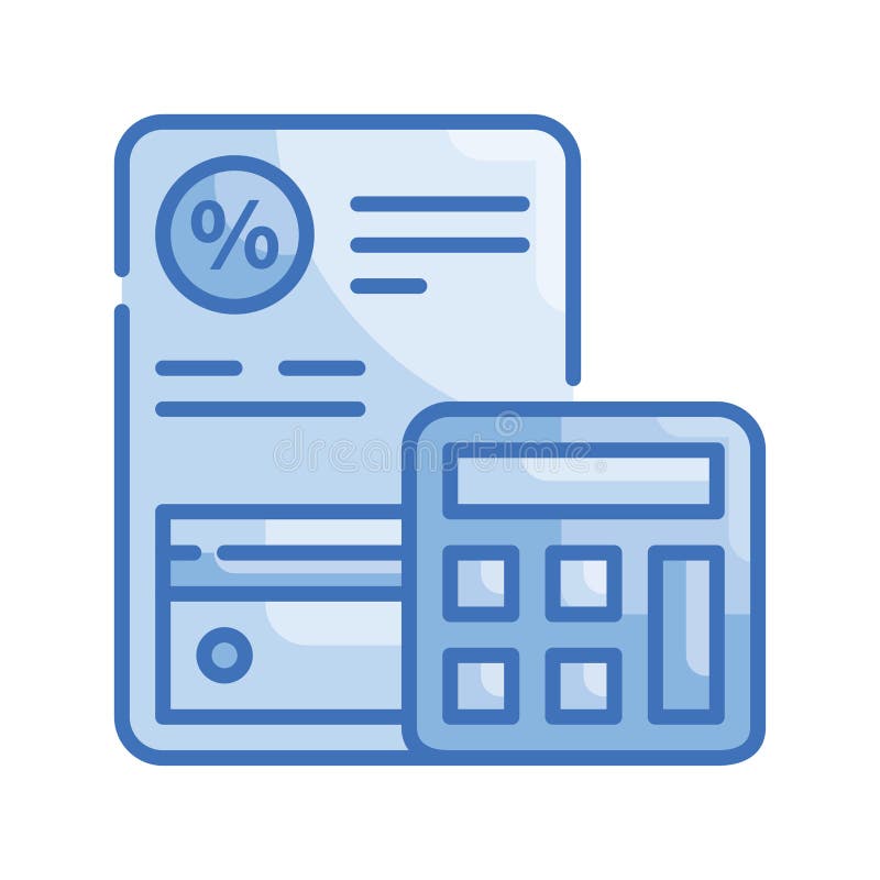 Budget Vector Blue Series Icon Style Illustration. EPS 10 File Stock ...