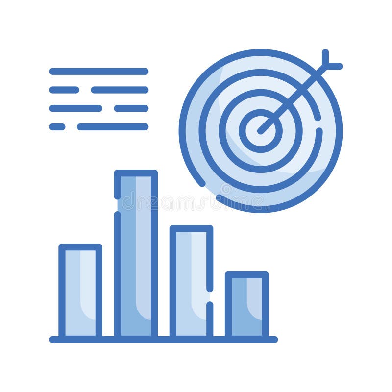 Bench Marking Vector Blue Series Icon Style Illustration. EPS 10 File ...