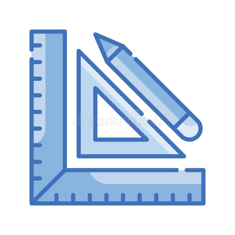 Measure Vector Blue Series Icon Style Illustration. EPS 10 File Stock ...