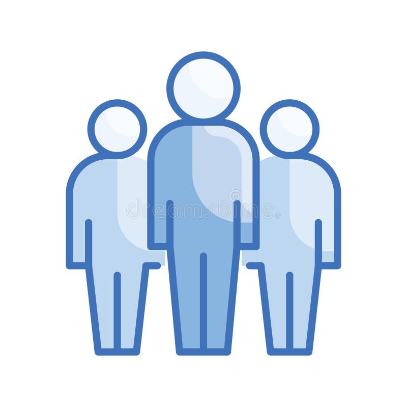 Leader Vector Blue Series Icon Style Illustration. EPS 10 File Stock ...