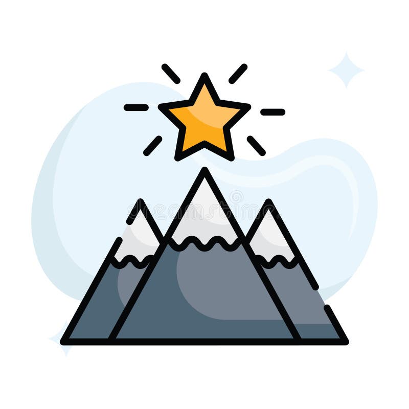 Mission Vector Filled Outline Icon Style Illustration. EPS 10 File ...