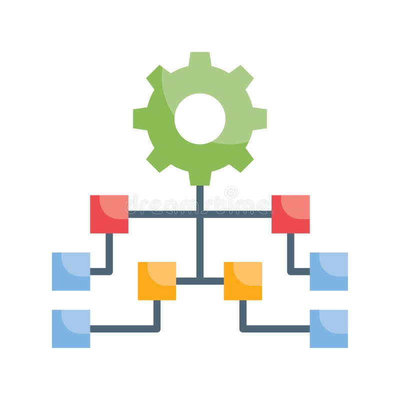 Cascading Indicator Vector Solid Icon Style Illustration. EPS 10 File ...