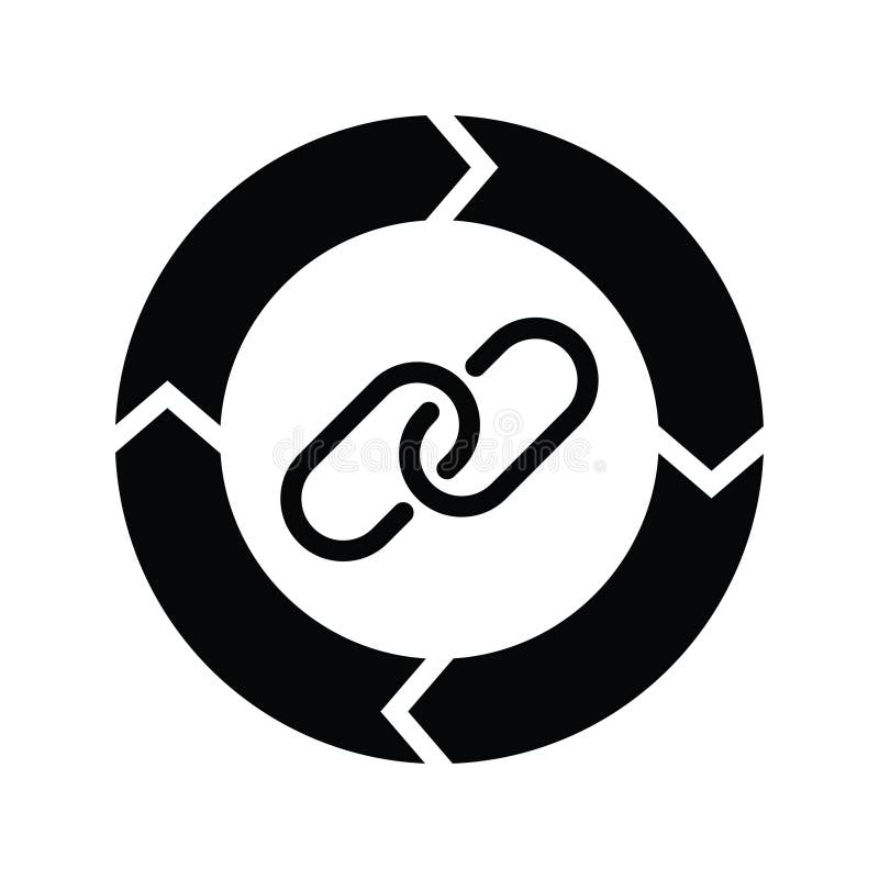 Value Chain Vector Solid Icon Style Illustration. EPS 10 File Stock Vector - Illustration of ...