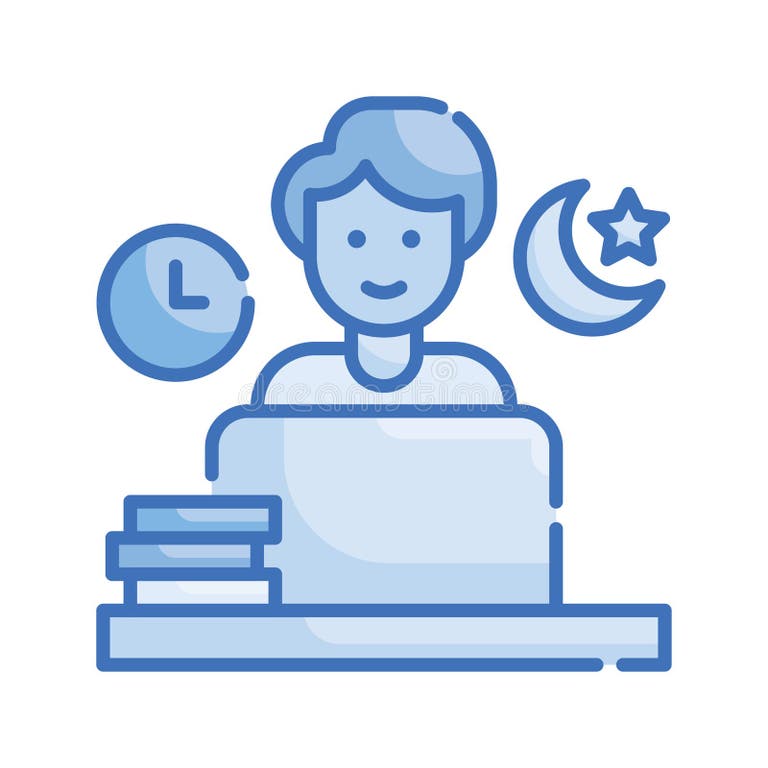 Work Hand Vector Blue Series Icon Style Illustration. EPS 10 File Stock ...