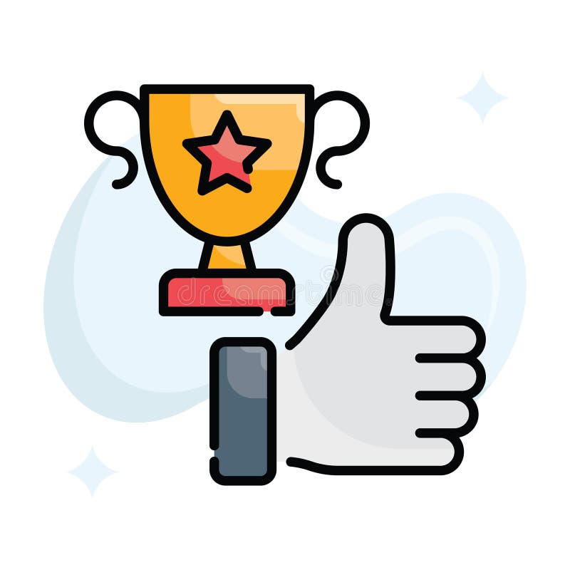 Achievements Vector Filled Outline Icon Style Illustration. EPS 10 File ...