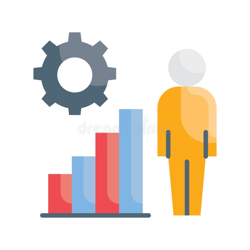 Personal Growth Vector Flat Icon Style Illustration. EPS 10 File Stock ...