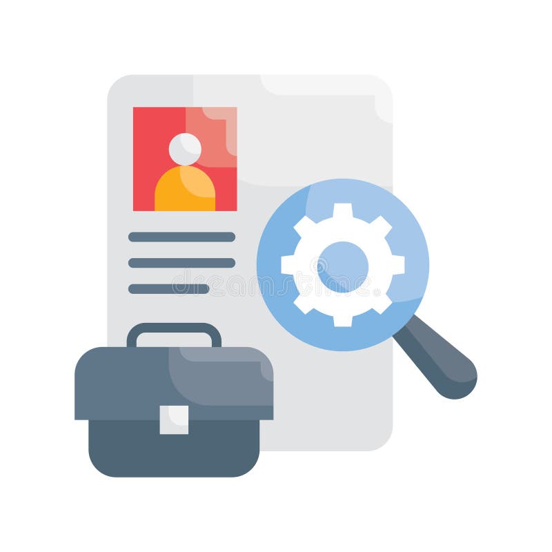 Job Description Vector Flat Icon Style Illustration. EPS 10 File Stock ...