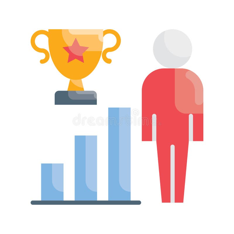Successful Business Vector Flat Icon Style Illustration. EPS 10 File ...