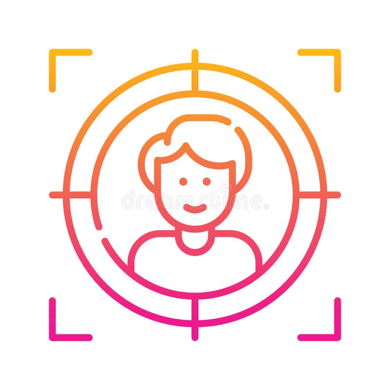 Focus Vector Solid Icon Style Illustration. EPS 10 File Stock ...