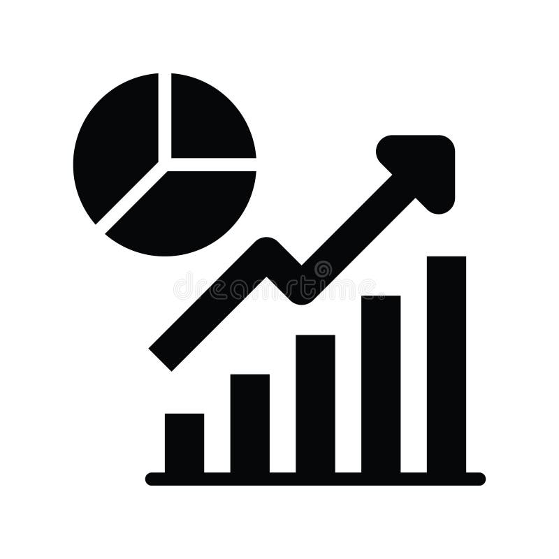 Growth Vector Solid Icon Style Illustration. EPS 10 File Stock Vector ...