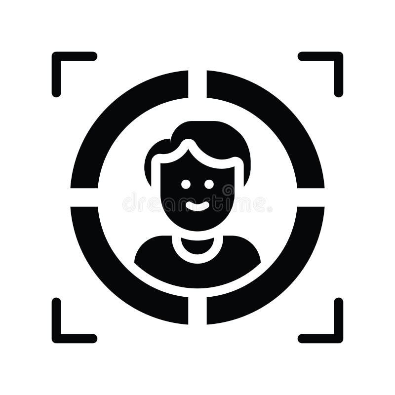 Focus Vector Solid Icon Style Illustration. EPS 10 File Stock ...