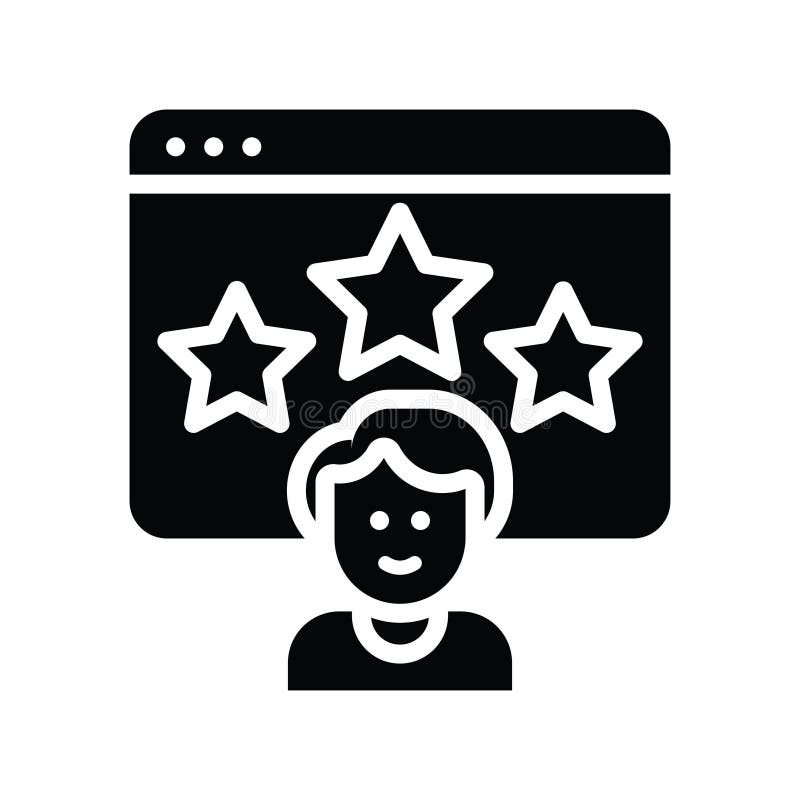 Customer Response Rate Vector Solid Icon Style Illustration. EPS 10 ...