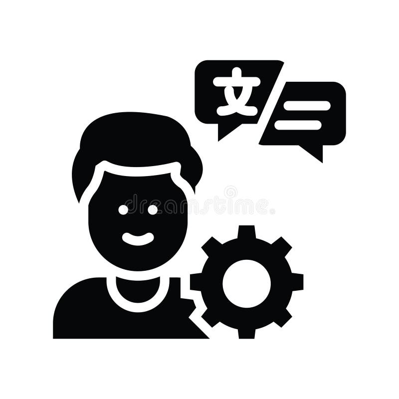 Interpretation Vector Solid Icon Style Illustration. EPS 10 File Stock ...