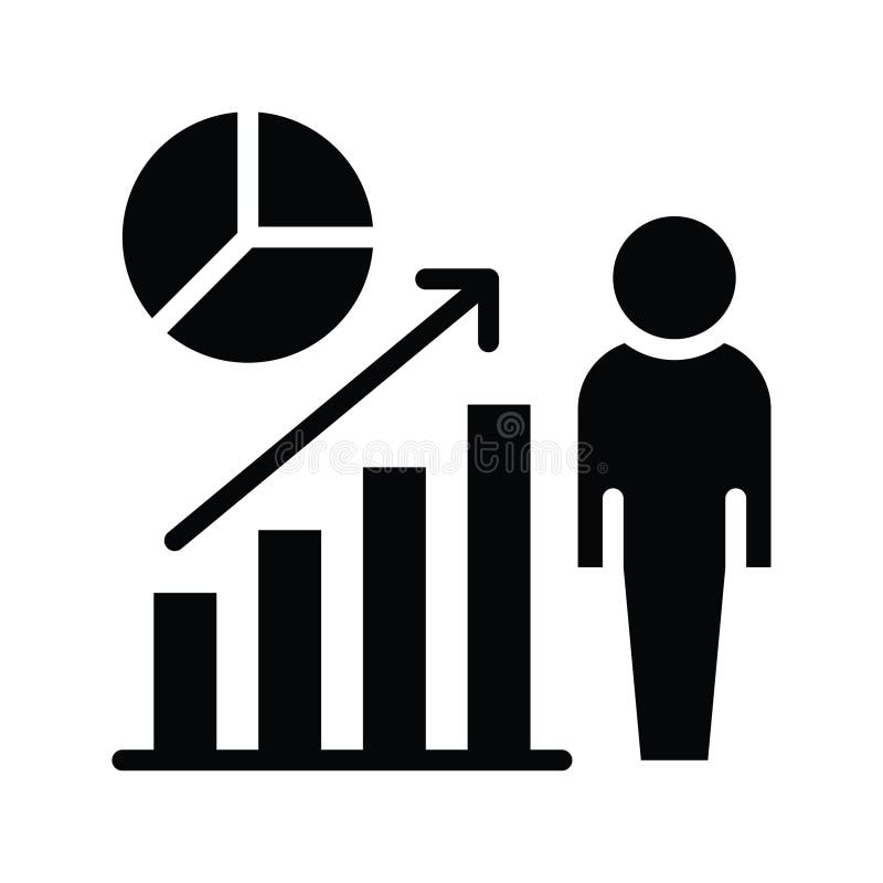 Personal Growth Vector Solid Icon Style Illustration. EPS 10 File Stock Vector - Illustration of ...