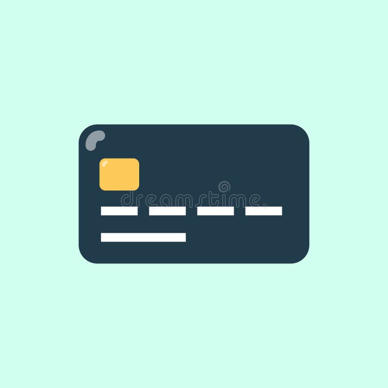 Bank Card Credit or Debit Finance Icon Stock Vector - Illustration of ...