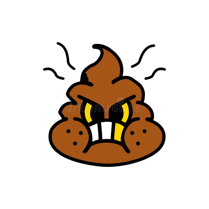 Angry Poop Emoji Stock Illustrations – 131 Angry Poop Emoji Stock ...