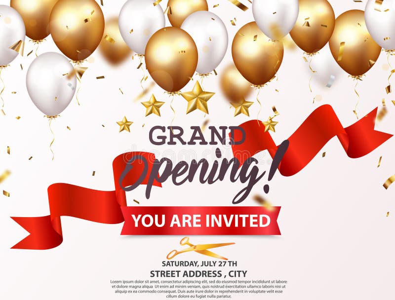 Opening Invitations Stock Illustrations – 100 Opening Invitations Stock ...