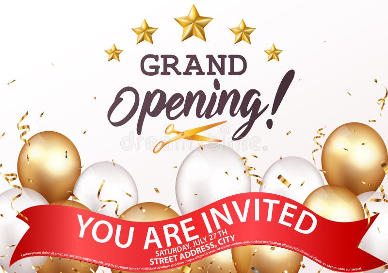 Opening Invitations Stock Illustrations – 100 Opening Invitations Stock ...