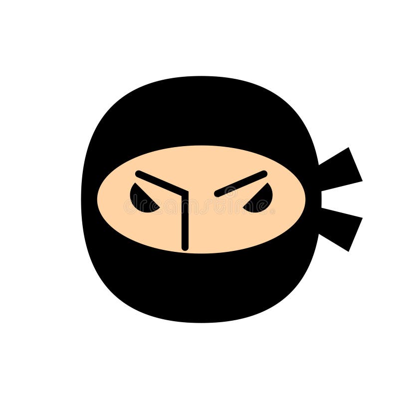 Ninja Face Happy Stock Illustrations – 587 Ninja Face Happy Stock ...