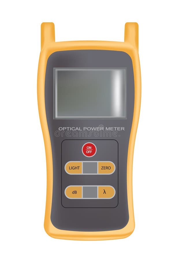 Optical power meter stock vector. Illustration of electrical - 287387208
