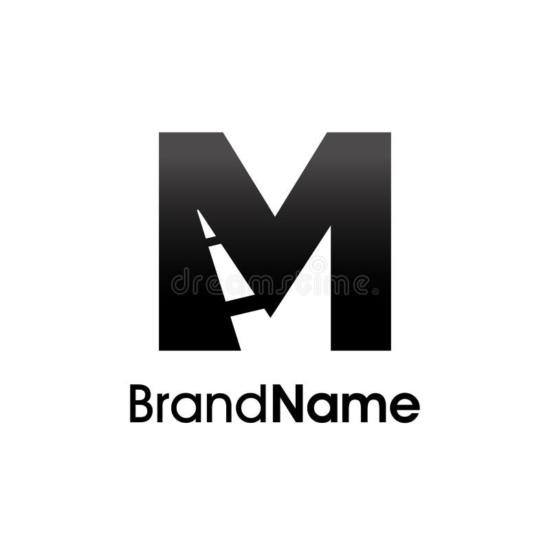 Initial Letter M Travel Logo Stock Illustrations – 527 Initial Letter M ...