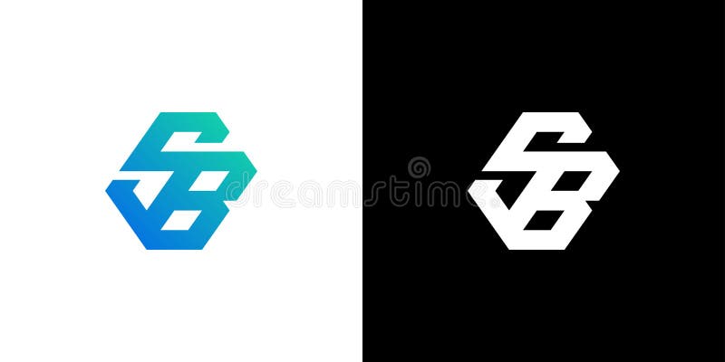 Letter SB Logo Design, Initial SB Logo, SB Monogram, Icon, Vector Stock ...