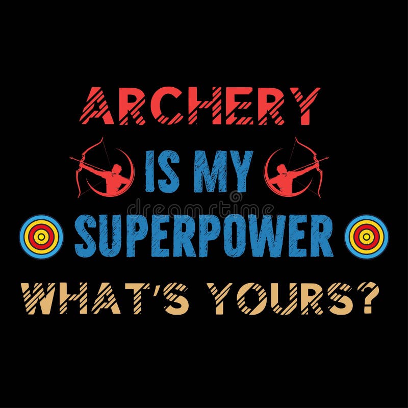 Archery T shirt stock vector. Illustration of archer - 288302469
