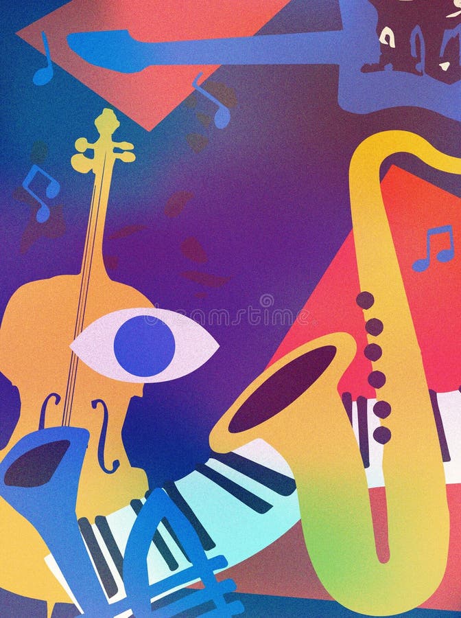 Minimalistic Musical Notes and Melody on Bright White Background with ...