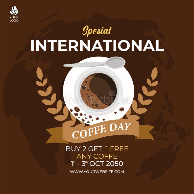 International Coffee Daydesign. Background, Poster for Coffee Shop To ...