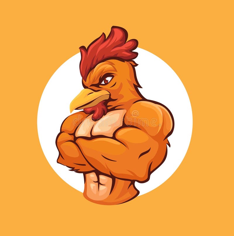 Aggressive Chicken Fighter Stock Illustrations – 98 Aggressive Chicken ...