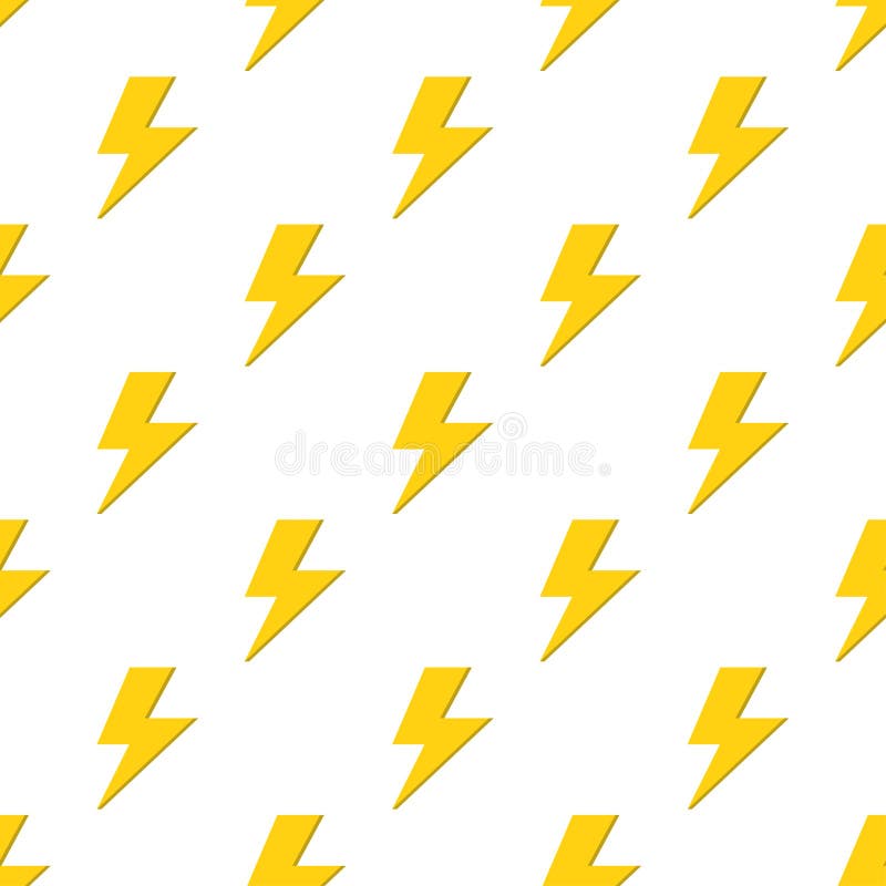 Electric lightning pattern stock vector. Illustration of cartoon ...