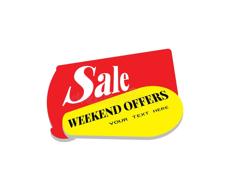 Weekend Offer Banner Template. Weekend Offer Banner Vector. Weekend ...