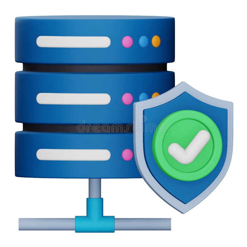 Hosting 3d Rendering Isometric Icon. Stock Vector - Illustration of ...