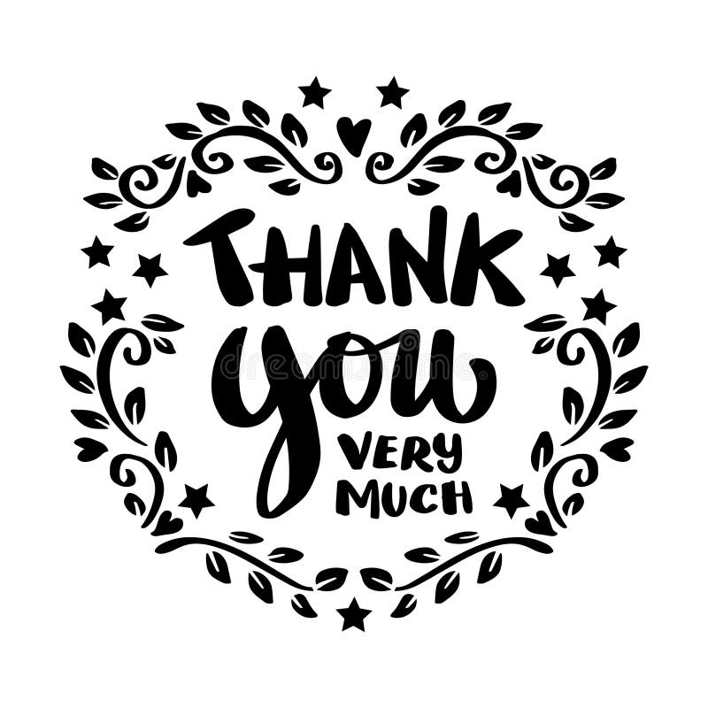 Thank You Much Stock Illustrations 1 580 Thank You Much Stock