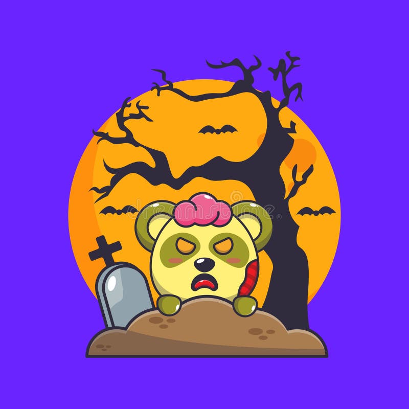 Schattige Zombie Panda Zombie Panda Pony Bead Patterns | Animals Kandi