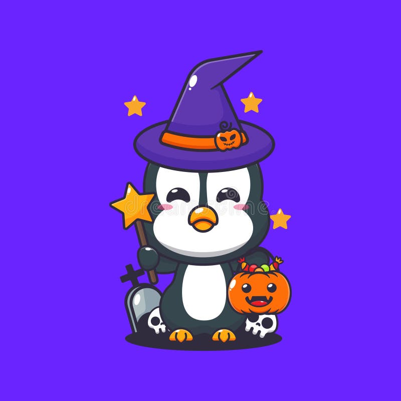 Witch Penguin Stock Illustrations – 133 Witch Penguin Stock ...