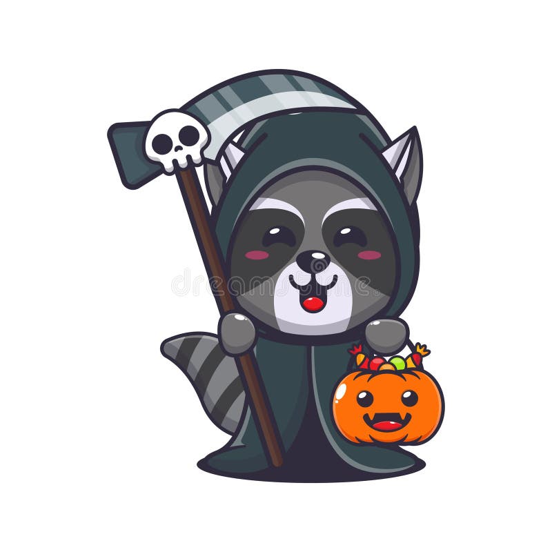 Reaper Raccoon Stock Illustrations – 2 Reaper Raccoon Stock ...