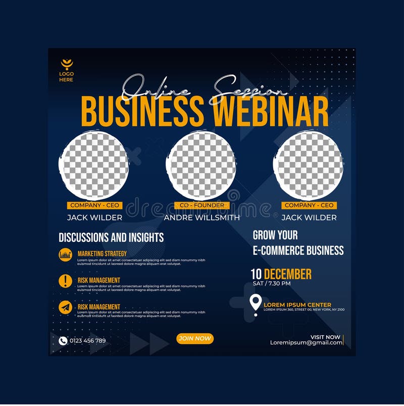 Modern Business Flyer Template for Your Business, Vector Illustration ...