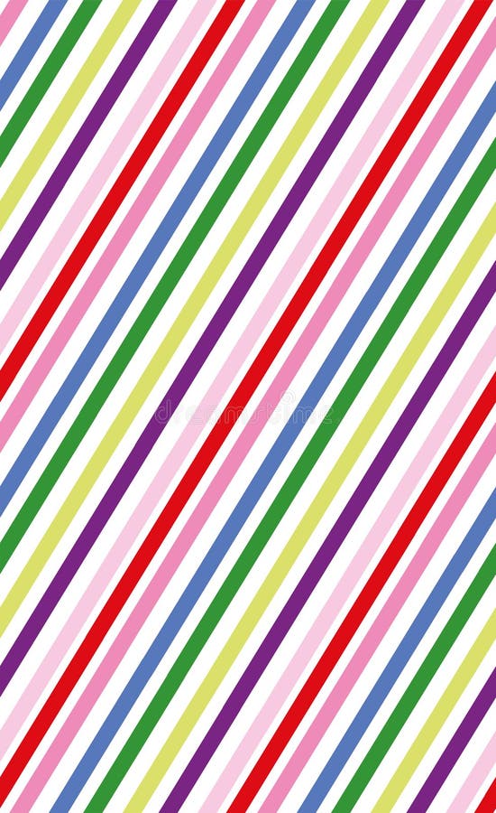 Vector Seamless Multi Color Fun Stripes Stock Illustration ...