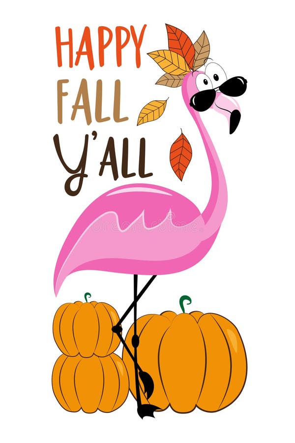 Flamingo Thanksgiving Stock Illustrations – 8 Flamingo Thanksgiving ...