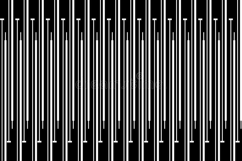 Abstract of Vertical Random Stripe of Pattern. Set 2 Stock Illustration ...