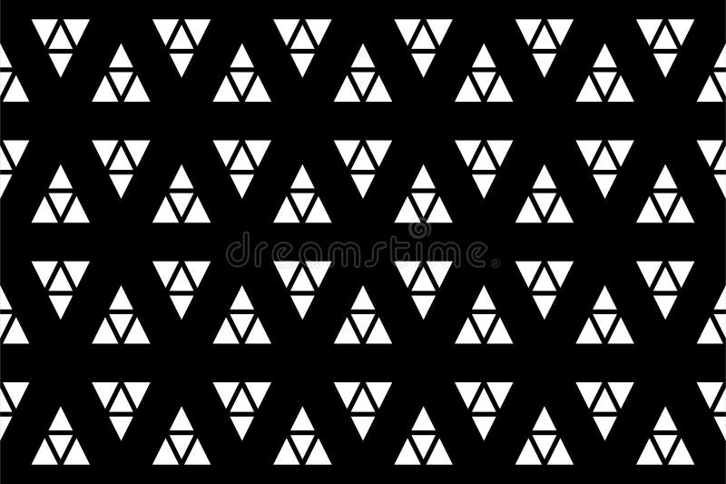 Geometric of Rhombus and Triangle Pattern. Set 6 Stock Illustration ...